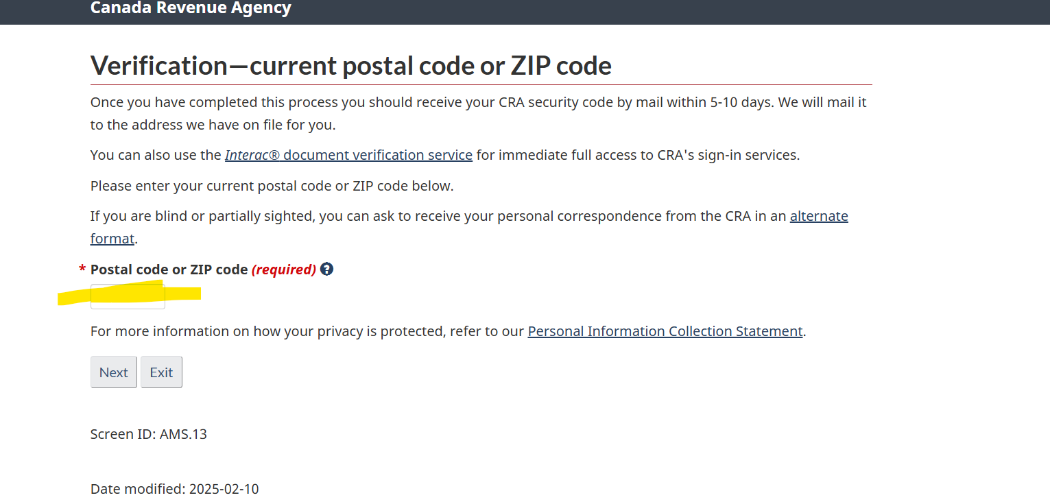 カナダ国税庁へのMYCRA登録について - CanadaTax&Customs